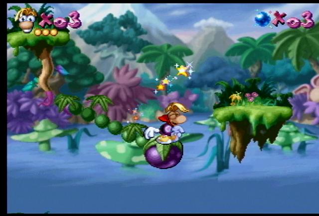Rayman (1995) (Atari Jaguar, Sega Saturn, PS1, GBA, PC) Review ...